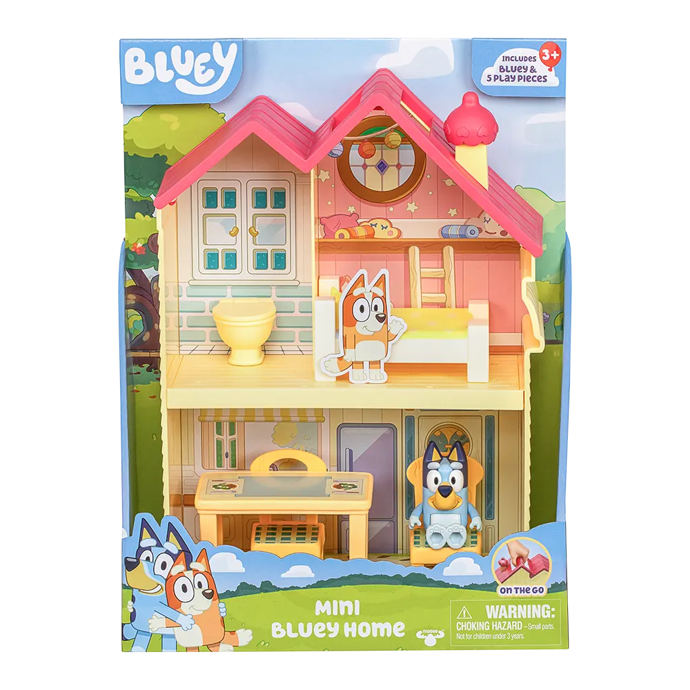 Casita Bluey Perro Playset + Muñeco