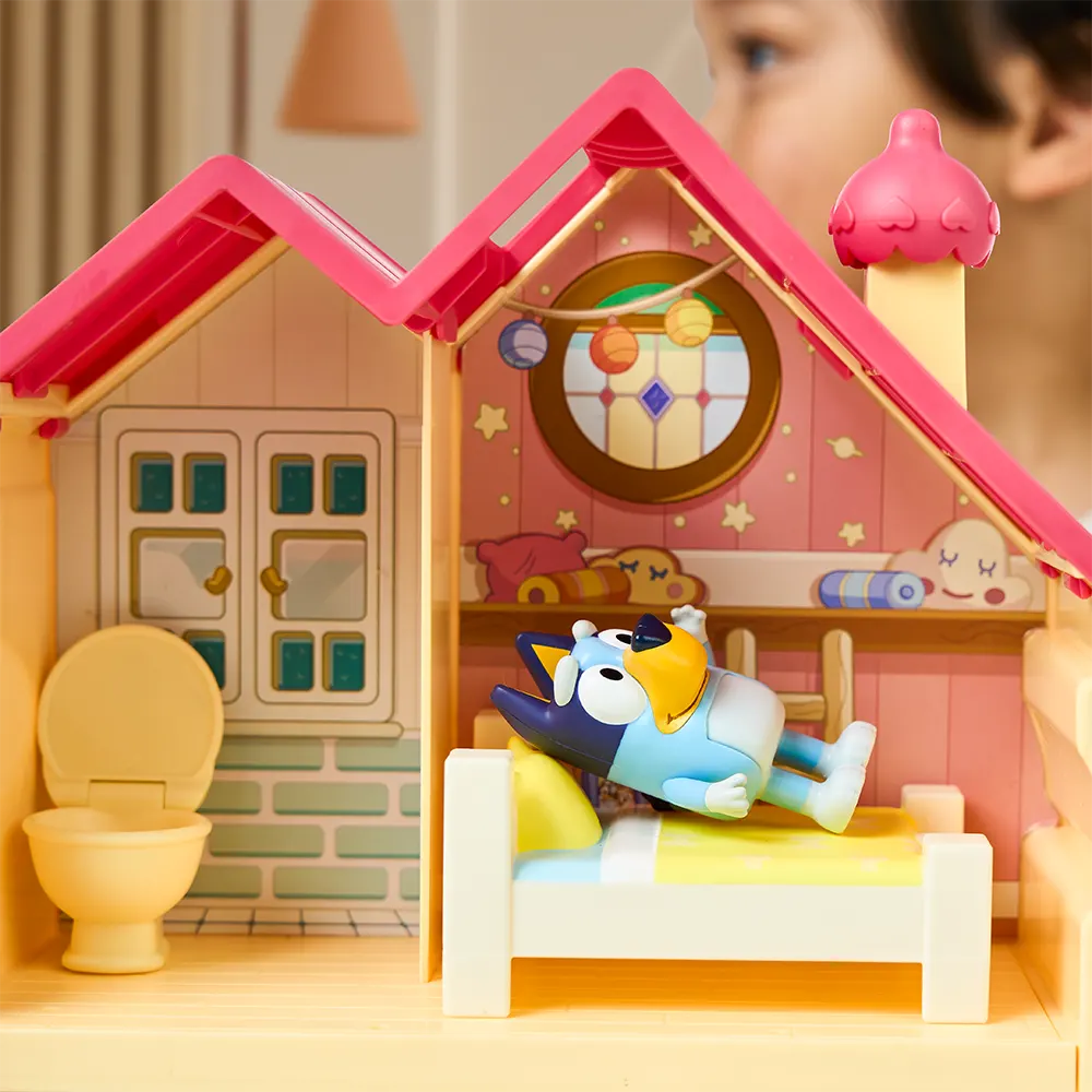 Casita Bluey Perro Playset + Muñeco
