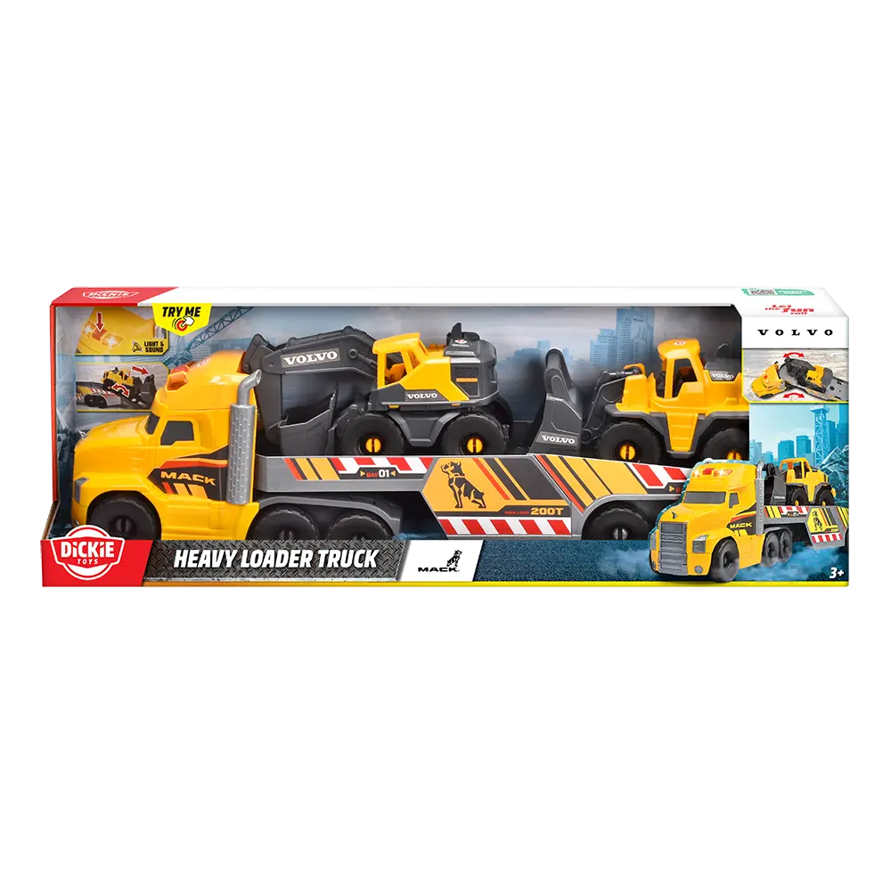 Camión volquete Dickie Toys con cabina | Vulcanita