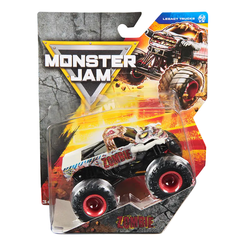 Juguete Monster Jam Vehículo Zombie 1:64 Vulcanita